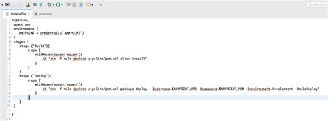 mule 4 and jenkins pipeline