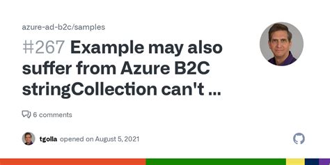 Example May Also Suffer From Azure B2c Stringcollection Cant Be Serialized When The Value Is