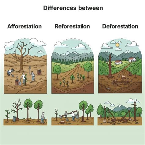Afforestation Vs Reforestation Vs Deforestation Comparison 101