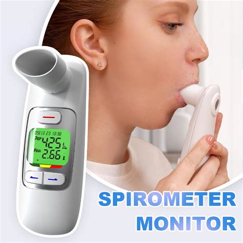 Smart Personal Portable Spirometer Smpf 2s Peak Flow Meter Digital Home