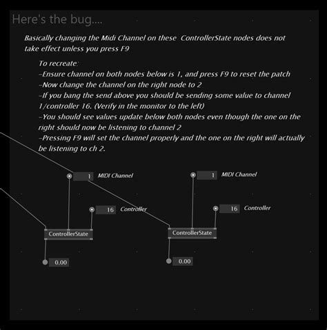 Midi Bug With Controllerstate Node Bug Forum