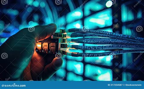 Performance Ethernet Cable Stock Illustration Illustration Of