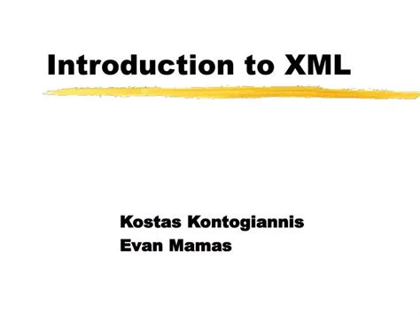 Ppt Introduction To Xml Powerpoint Presentation Free Download Id