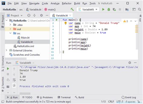 biến giá trị hằng và kiểu dữ liệu trong kotlin tự học ict