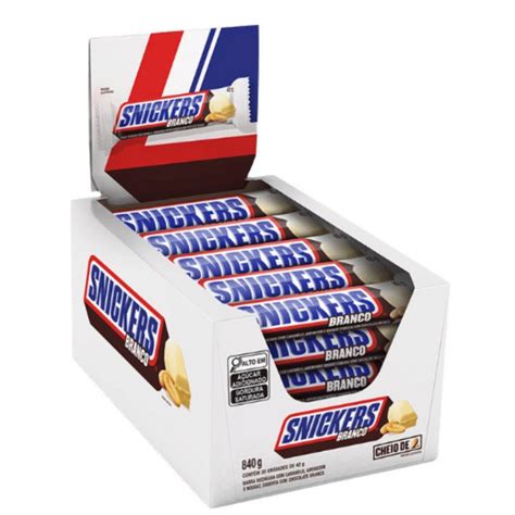 Display Chocolate Snickers Branco 20un 45g Val 30042026 Shopee Brasil