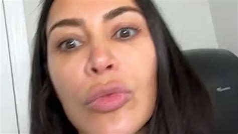 North West Leaks Mom Kim Kardashians Botched Wonky Lips In