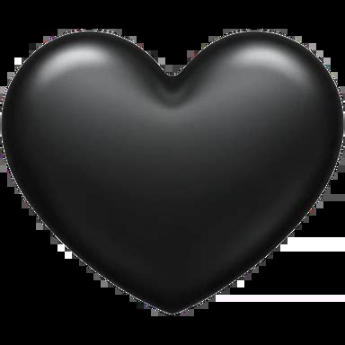 Black Heart Emoji Emoji Ai Emoji Generator