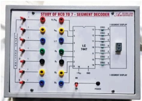 Study Of Encoder Decoder Circuits Decimal To BCD Encoder BCD To 7 Segment Decoder LabTechIndia