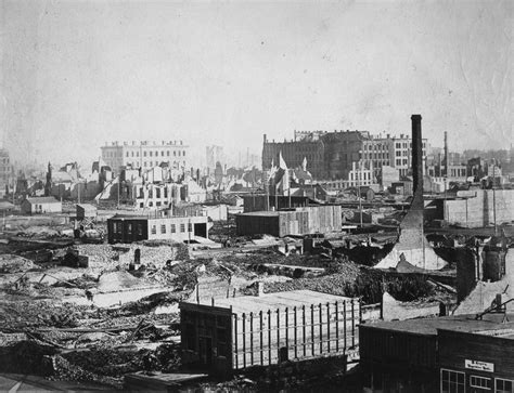 The Great Chicago Fire 1871 Historical Photos That Depict The