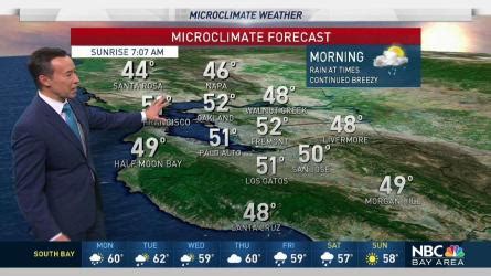 Bay Area Weather Forecast Maps And Doppler Radar Nbc Bay Area
