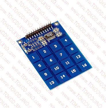 Jual CAPACITIVE TOUCH KEYPAD MODULE TTP CHANNEL SWITCH FOR ARDUINO Shopee Indonesia