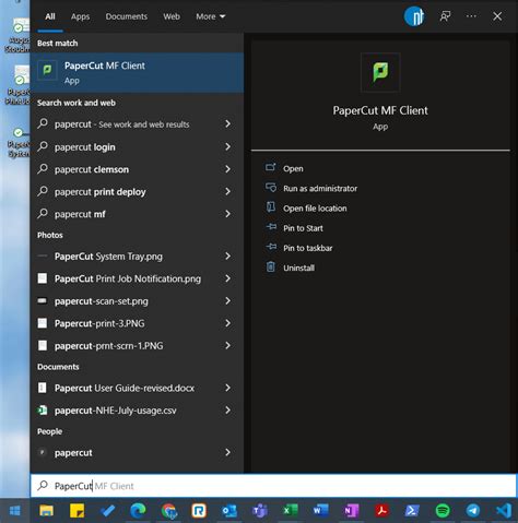 PaperCut Troubleshooting NHE Support Center