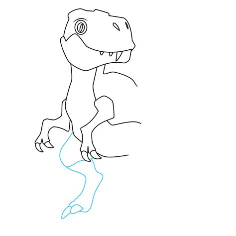 How To Draw A T Rex Step By Step