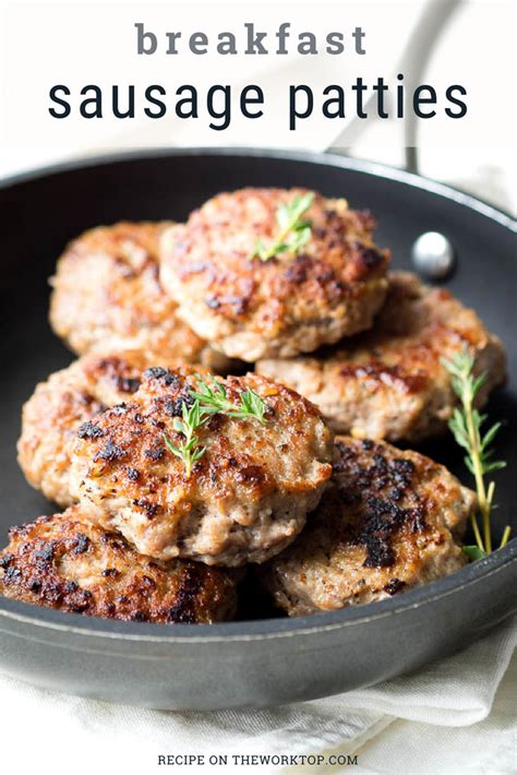 Homemade Breakfast Sausage Patties Easy Recipe The Worktop