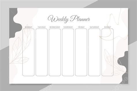 현대 할일 목록 주최자 플래너 템플릿 디자인 템플릿 Psd 다운로드 디자인 자료 다운로드