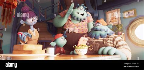 Ruby Gillman Teenage Kraken From Left Agatha Gillman Voice Toni Collette Sam Gillman