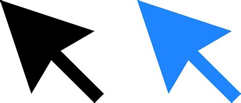 Mouse Pointer Or Cursor Icon Concept Of Using A Personal Computer Notebook Screen Template