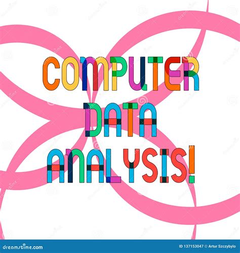 Writing Note Showing Computer Data Analysis Business Photo Showcasing