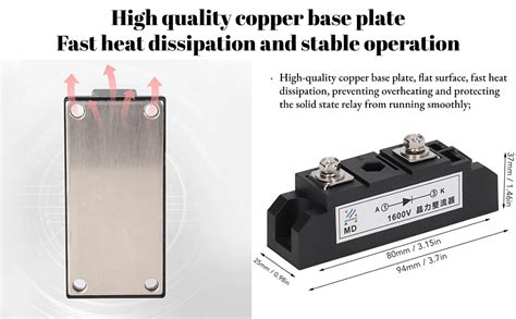 2 Terminal Bridge Rectifier 100a 1600v Diode Rectifier Power Module