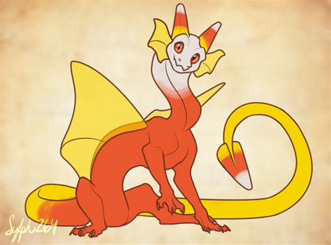 Candy Corn Dragon By Sylph264 On Deviantart