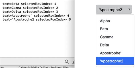 Xojo2025r1 Webpopupmenu And Selectedrowindex Web Xojo Programming