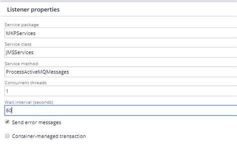 Java Messaging Service 6 Jms Listener Configuration