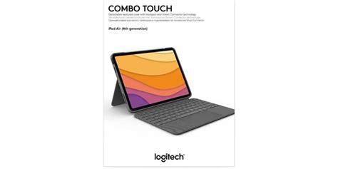 Logitech Combo Touch Ipad Air Keyboard Case