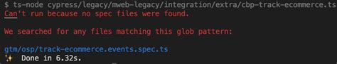 module api n is unable to pick a specific test from within