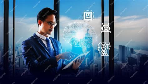 Premium Photo Ai Machine Learning Big Data Networks Brain Data