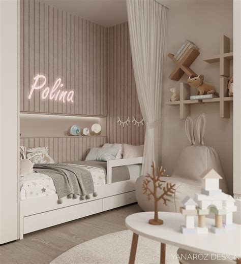 Детская Спальня принцессы Кровать с балдахином для девочки Детская комната в белом цвете