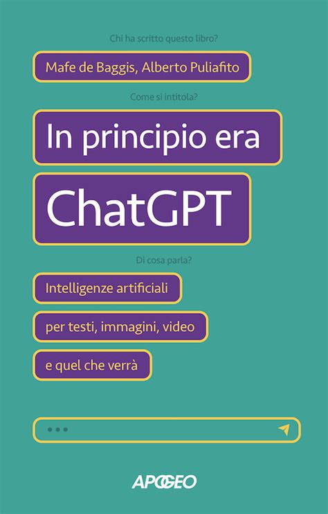 In principio era ChatGPT, il libro che spiega come non temer...