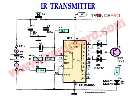 Ir Led Transmitter And Receiver Circuit