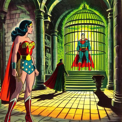 Wonder Woman Finds Imprisoned Superman By Rms19 On Deviantart