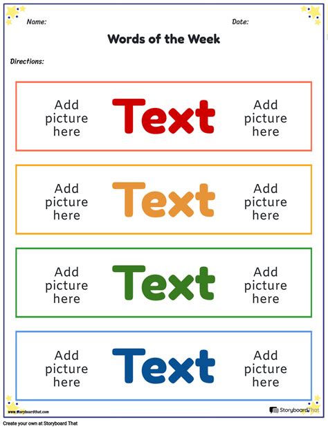 Storyboard That Free Classroom Decoration Templates