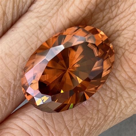 Orange Zircon Regal Radiant™ Cut 6179 Carats John Dyer Gems