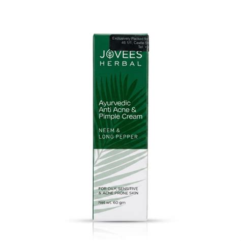 Jovees Neem And Long Pepper Anti Acne Pimple Cream 60g Jovees