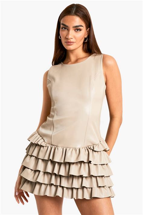 Ruffle Mini Dresses Boohoo Uk