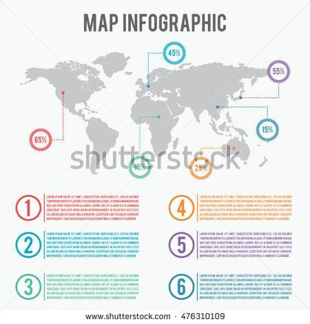 Map Infographic Vector Illustration Vector Illustration Infographic
