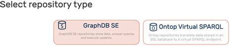 creating a repository — graphdb se 9 7 0 documentation