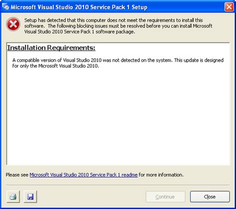 Cant Install Visual Studio Service Pack 1 In My Pc Stack Overflow