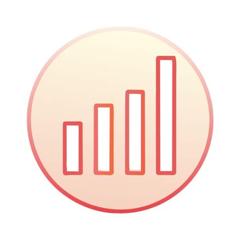 Graph A Hyperbola Growth Curve Inside A Circle With A Red Outline Icon