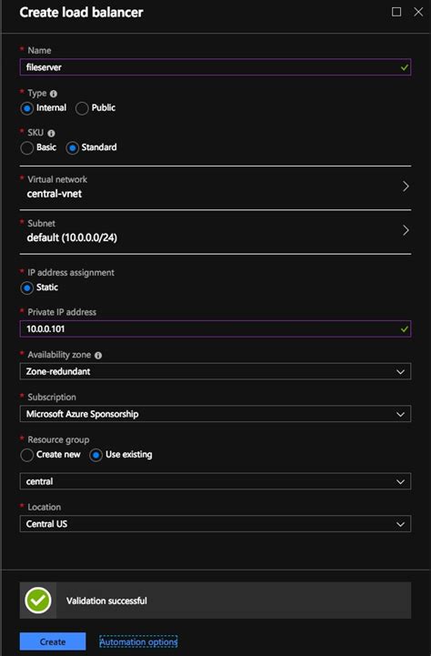 Configure File Server Failover Cluster In Azure Across Availability Zones