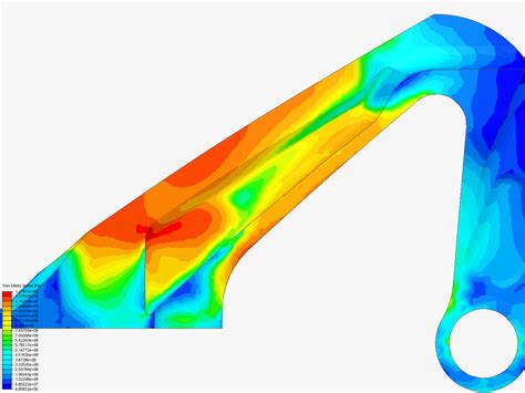 Plate 2 Nonlinear Analysis Of Aircraft Engine Bearing Bracket Copy By Kpascua Simscale