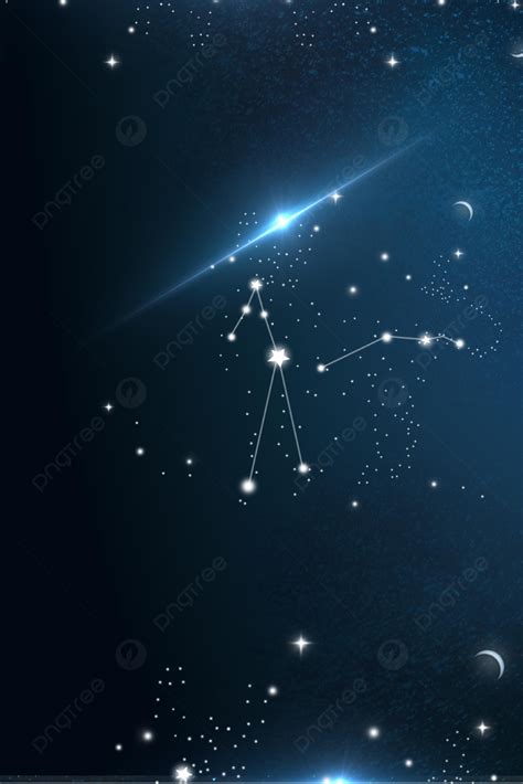 그라디언트 별이 빛나는 하늘 별자리 파랑 배경 화면 및 일러스트 무료 다운로드 Pngtree