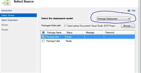 Sql Server Bi Ssis 2016 Incremental Package Deployment