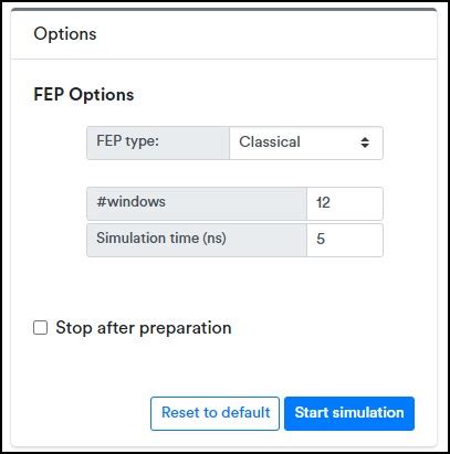 Free Energy Perturbation FEP Using QUELO
