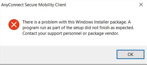 Cisco AnyConnect 4 3 03086 Installation Fails Cisco Community