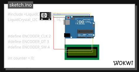 Rotencoderuno Wokwi Esp32 Stm32 Arduino Simulator
