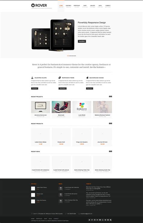 Showcase Of Responsive Wordpress Theme Design Examples