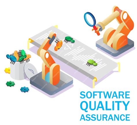 Premium Vector Software Quality Assurance Vector Isometric Illustration Sqa Automated Code
